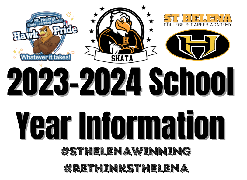 2023-2024 School Year Information Now Available | St. Helena College ...